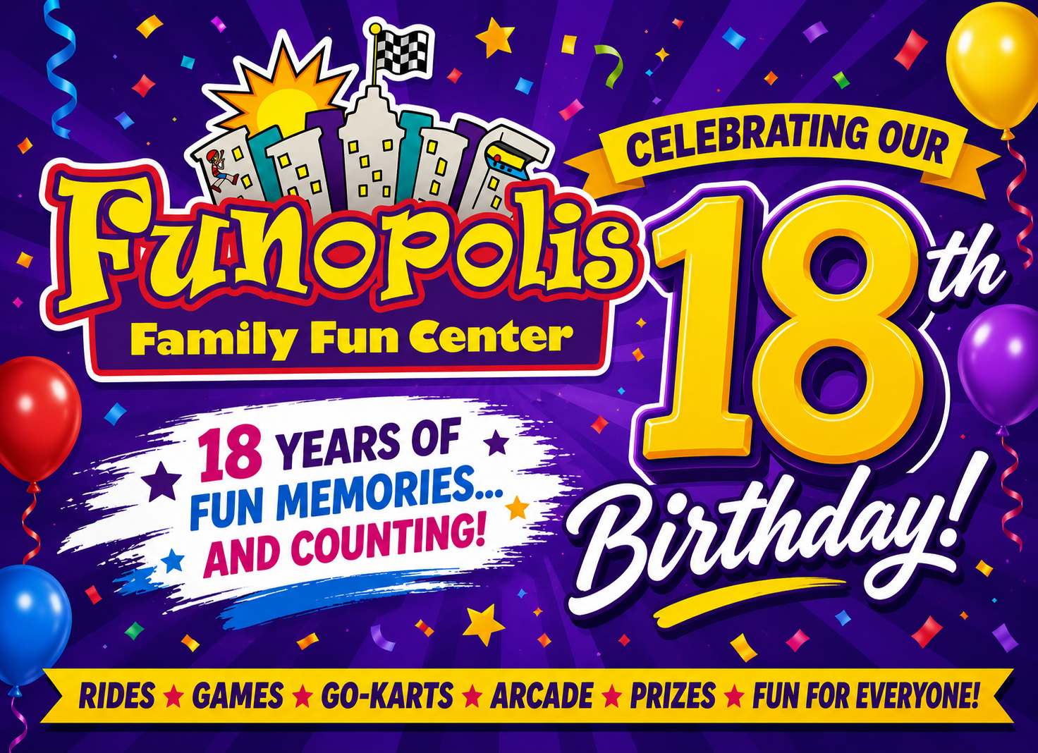 Funopolis Family Fun Center | Entertainment Park in Commerce, GA